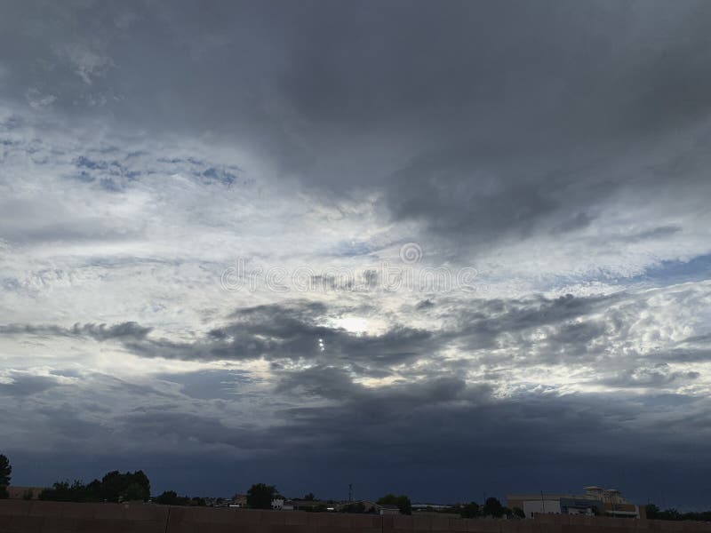 Gloomy night sky stock photo. Image of field, morning - 249898626