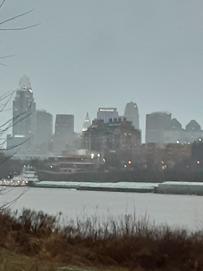 Gloomy Queen City Rain Storm Stock Image - Image of city, queen: 169132153
