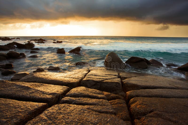 Gloomy Sunset stock image. Image of marine, beautiful - 11628885