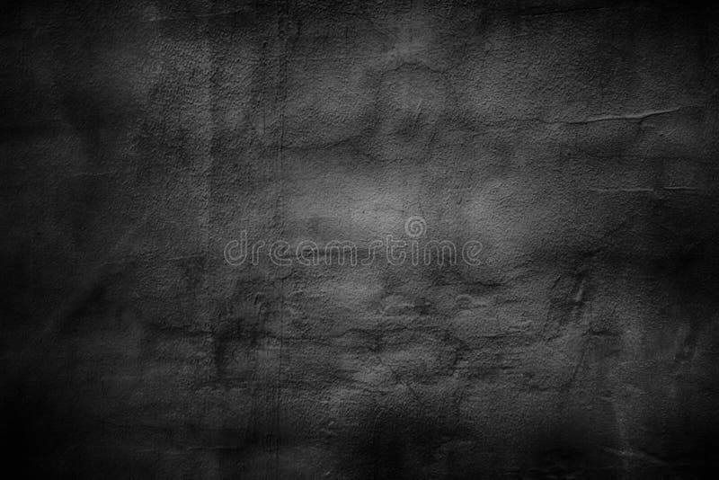 Gloomy Wall Background, Black Texture Cement Surface Stock Image ...