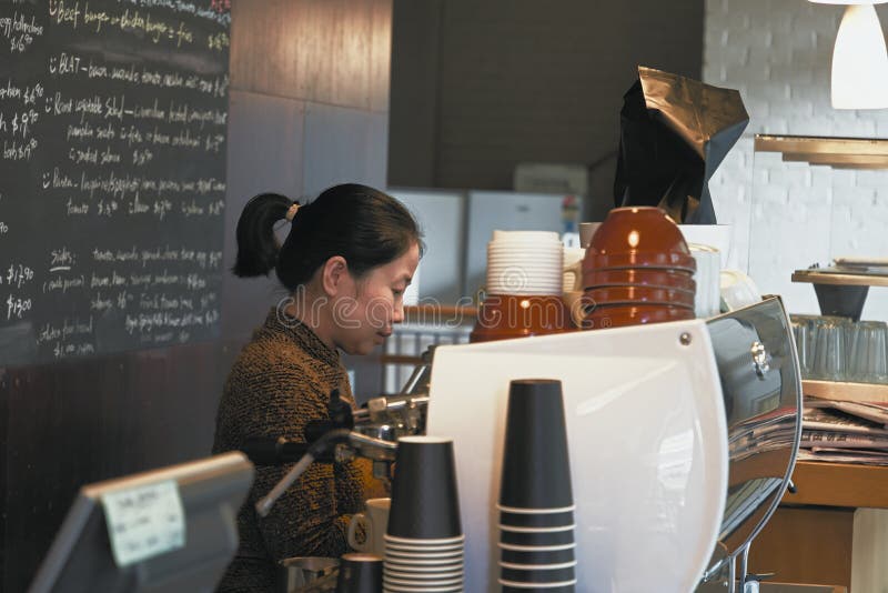 Gloria Cafe and Espresso Bar on Anzac Avenue Editorial Image - Image of ...