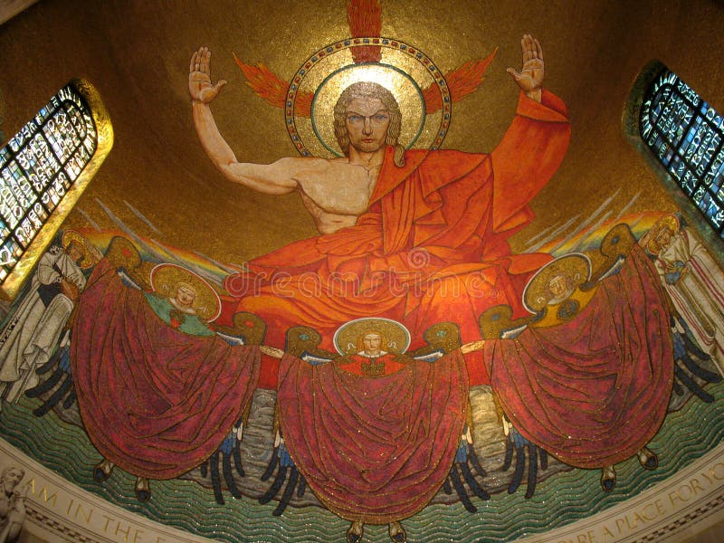 Glorification of the Lamb editorial stock image. Image of mosaic - 3968604