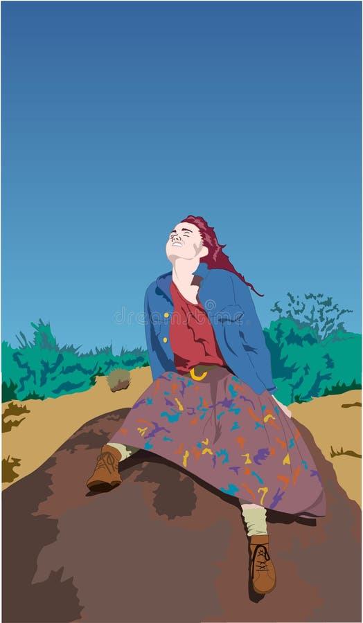 Glorious Day stock illustration. Illustration of living - 73727