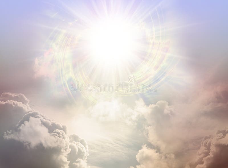 Glorious Divine Intelligence Vortexing Starlight Sky Stock Image ...