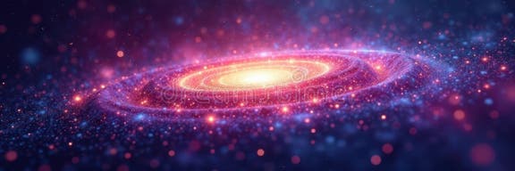 Glorious Galaxy Panorama, Shimmering Stardust Cosmic Backdrop ...