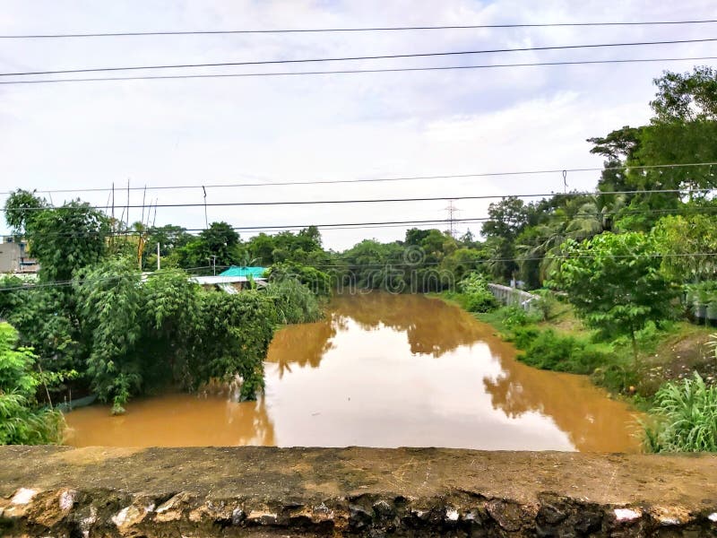 The Glorious Glossy River & X22;Salda Nodi& X22;. Stock Photo - Image ...