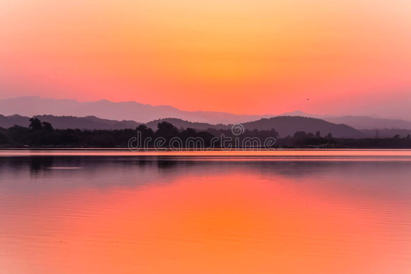GLORIOUS LAKE VIEW before SUN RISE Stock Image - Image of natural ...