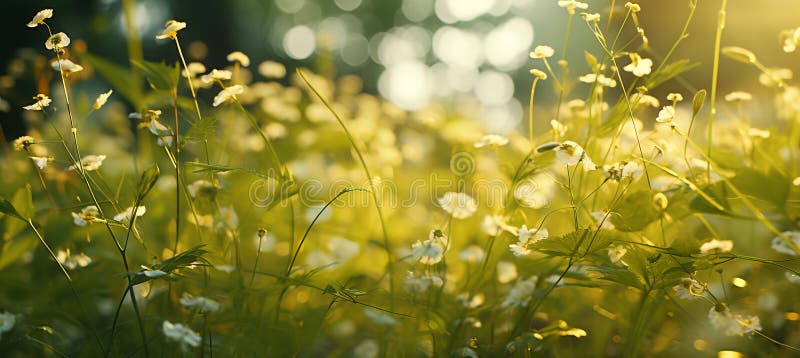 Glorious Morning Sun on Summer Sky with Mesmerizing Magic Blur Bokeh ...