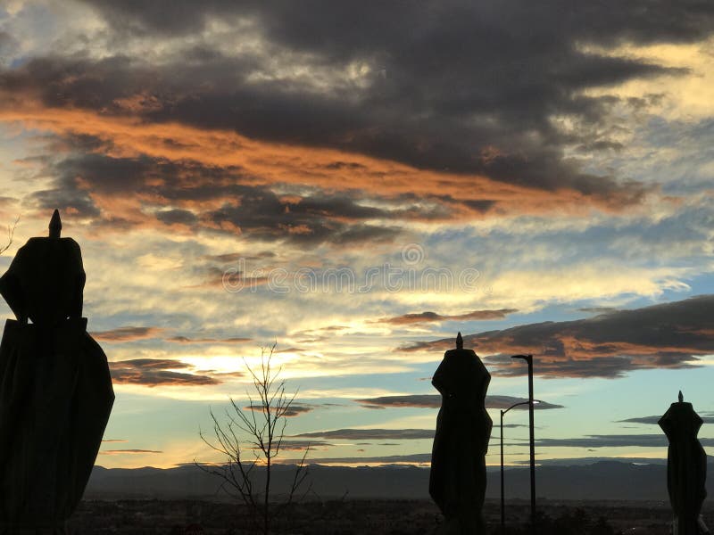 Glorious sky stock image. Image of denver, overcast, evening - 88124829