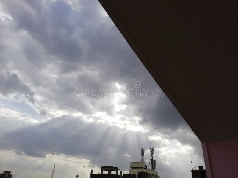 Glorious sunrays stock image. Image of sunrays, weather - 153611621