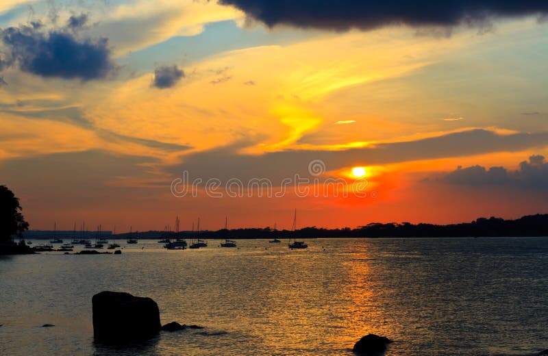 Glorious sunset stock image. Image of twilight, evening - 27118917