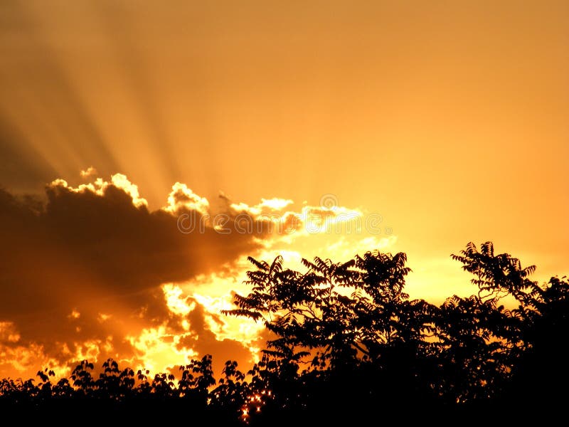 Glorious Sunset stock image. Image of decorative, corner - 67629477