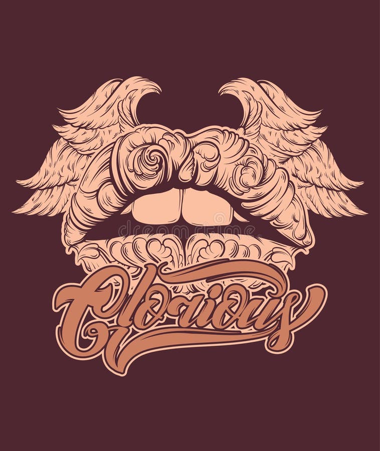 Glorious. Vector Hand Drawn Illustration of Swan Stock Vector ...