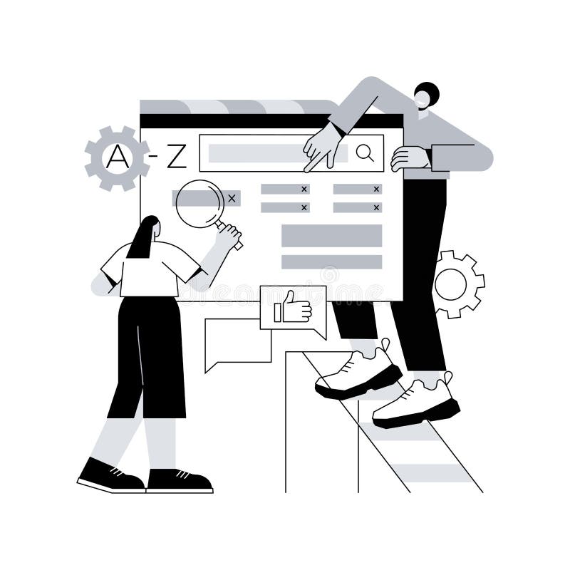 Glossary Abstract Concept Vector Illustration. Stock Vector ...