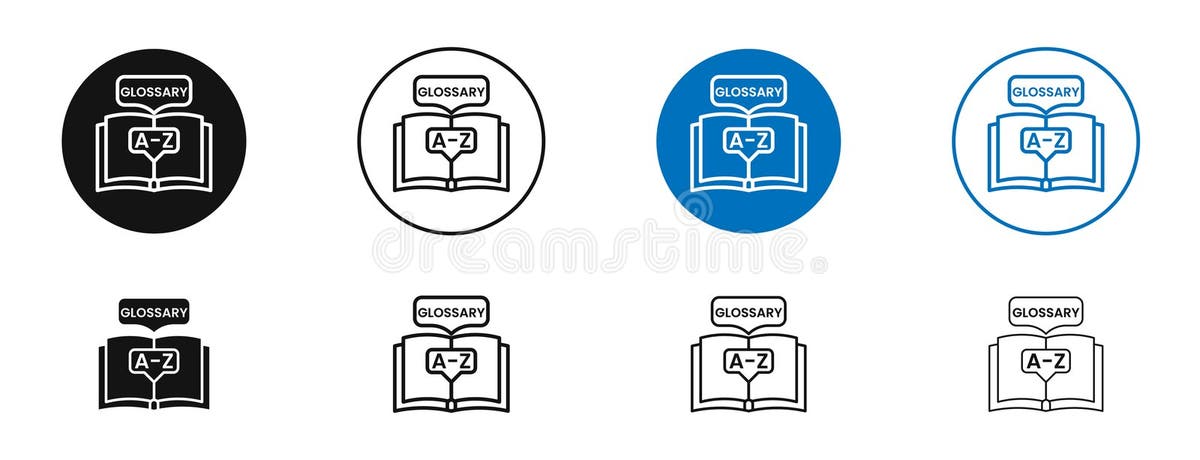 Glossary Icon Set Stock Illustrations – 643 Glossary Icon Set Stock ...