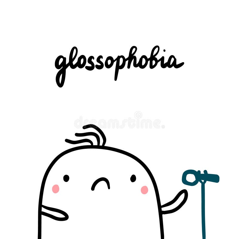 Glossophobia Stock Illustrations – 83 Glossophobia Stock Illustrations ...