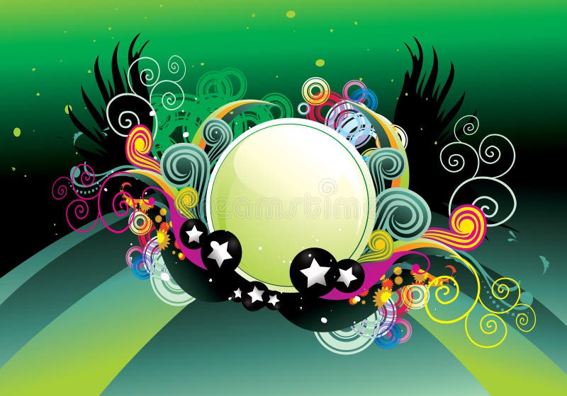 Glossy Abstract Color Vector Stock Vector - Illustration of happy ...