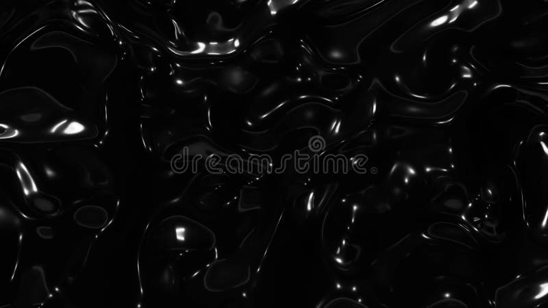 Glossy Black Abstract Fluid Texture Seamless Looping Animation Stock ...