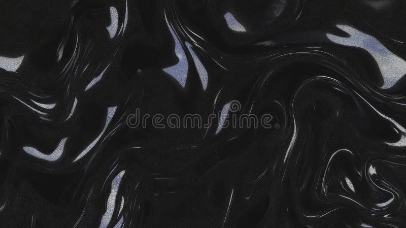 Glossy Black Abstract Surface with Intricate Overlay Texture for Modern ...