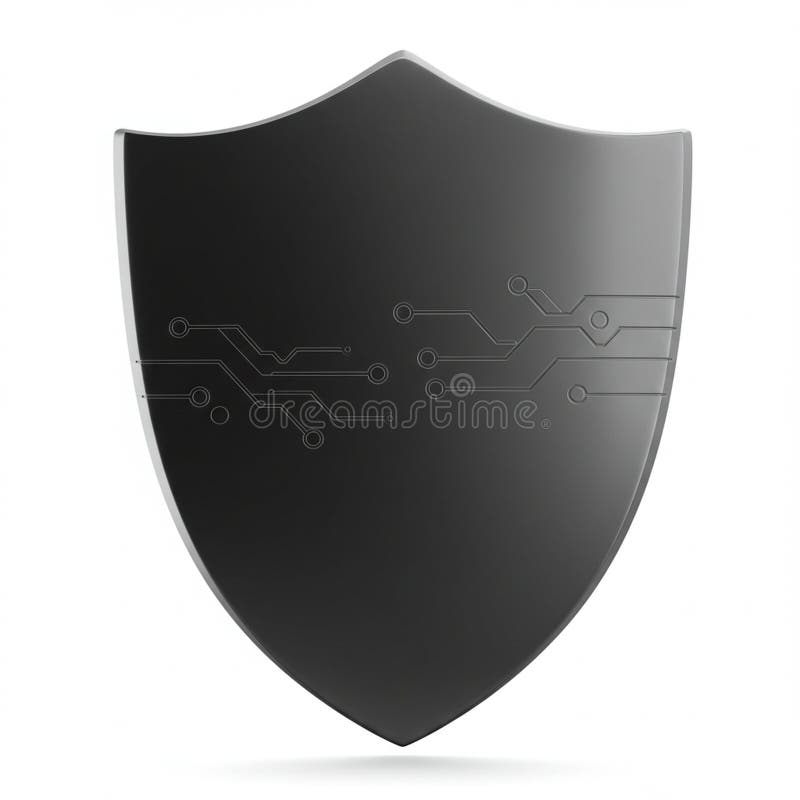 A Glossy, Black Shield-shaped Emblem is Presented, Featuring Intricate ...
