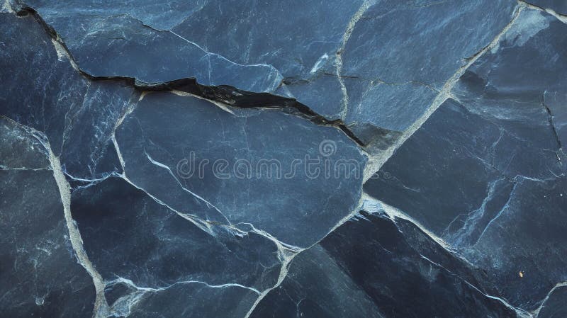 Glossy Black Slate Texture with Natural Reflections for Background ...
