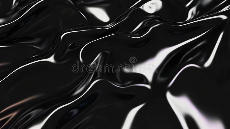 Glossy Black Slate Texture with Reflective Surface for Modern Design ...