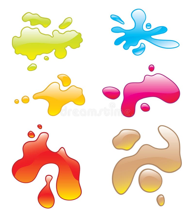 Glossy Blobs stock vector. Illustration of button, wallpaper - 4255960