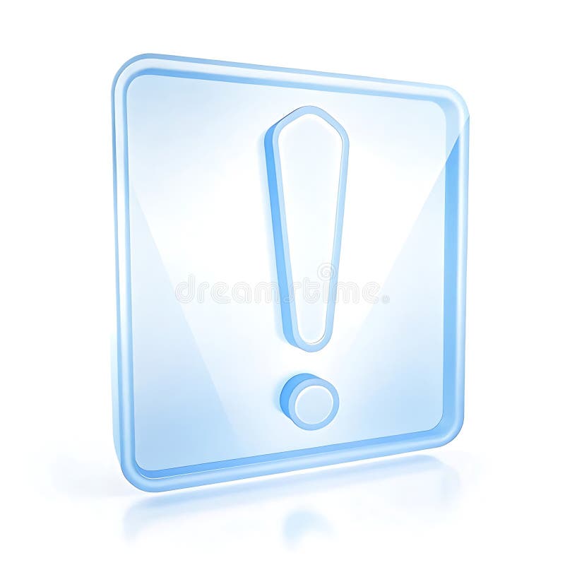 Exclamation Mark Icon Square Stock Photos - Free & Royalty-Free Stock ...