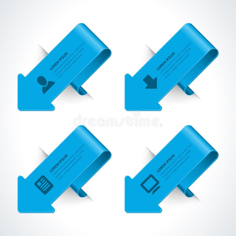 Arrows Infographics Scheme Business Workflow Structure Visualization ...