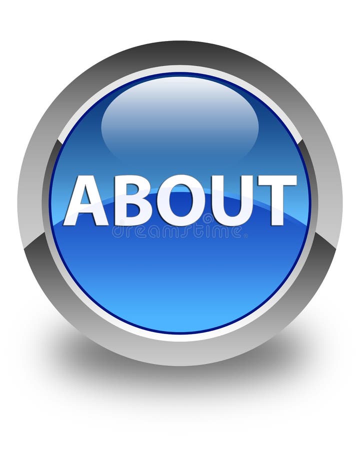 About Glossy Blue Round Button Stock Illustration - Illustration of ...