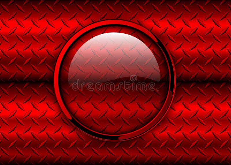 Glossy Button with Metallic Texure Stock Vector - Illustration of ...