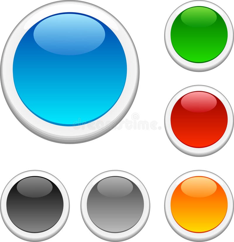Glossy Buttons. Picture Image: 6216951