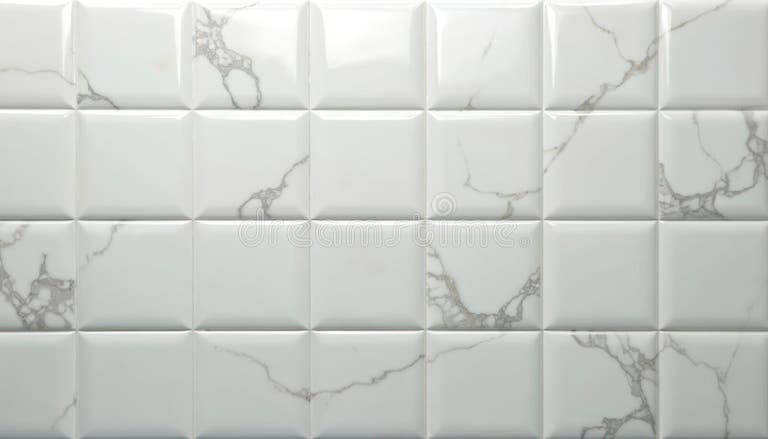 Glossy Ceramic Tile Texture Featuring a Reflective Surface with Subtle ...