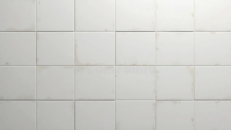 Glossy Ceramic Tiles in Grid Pattern with Recessed Grout Lines Stock ...