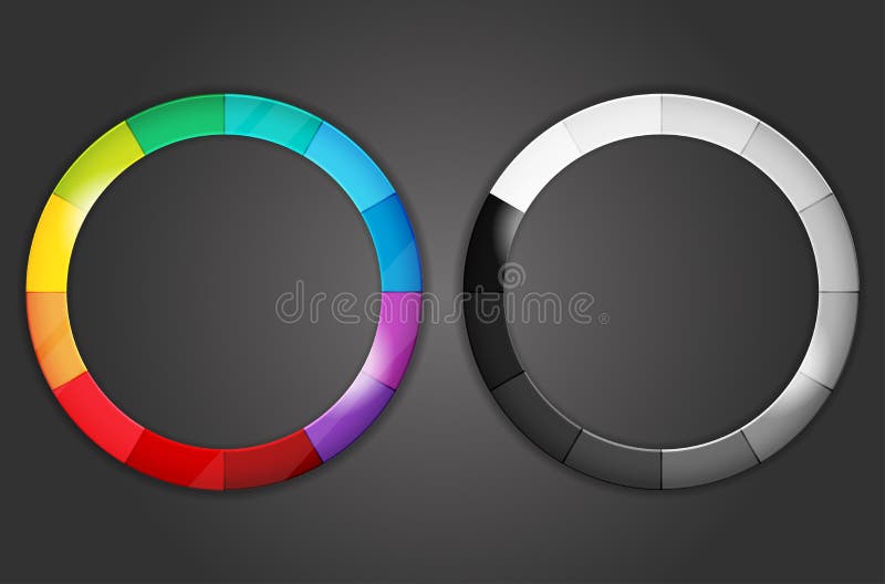 Glossy circle frames stock vector. Illustration of bright - 32539779