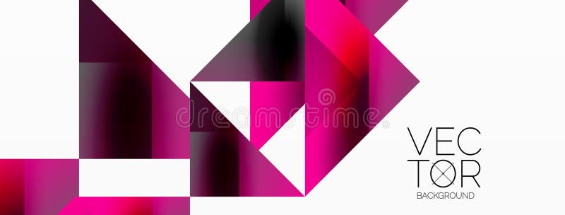 Glossy Circle, Square, Triangle Shapes Minimalist Geometric Backdrop ...