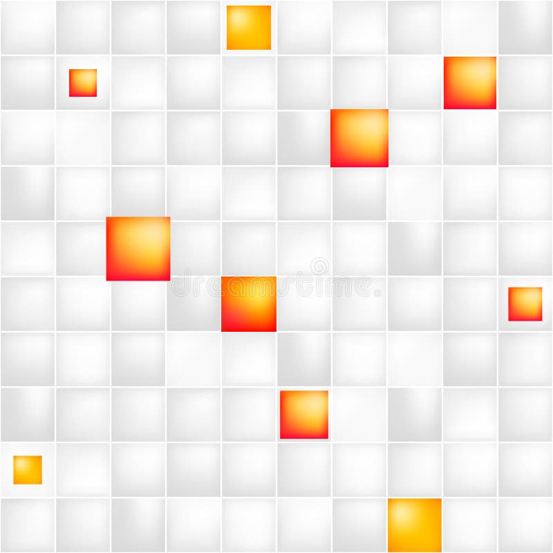 Glossy Colorful Mosaic Square Cells Grid Stock Vector - Illustration of ...