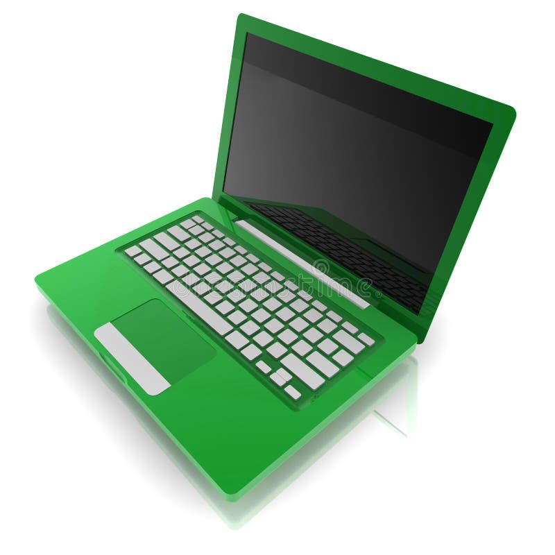 Glossy colorful notebook stock illustration. Illustration of internet ...