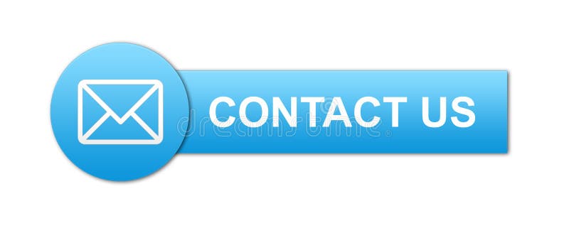 Contact Us Mail Icon Button Stock Illustration - Illustration of global ...