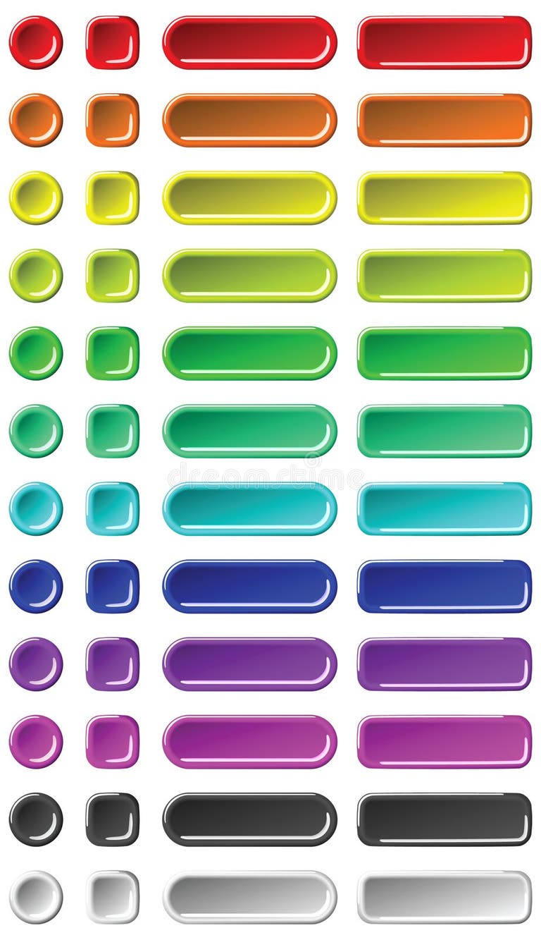 Concave Button Stock Illustrations – 175 Concave Button Stock ...