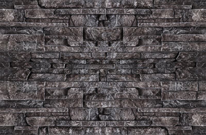 Glossy Dark Grey Stone Wall Texture Stock Photo - Image of glossy ...