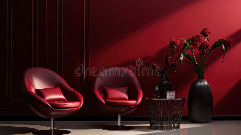 Glossy dark red paint stock illustration. Illustration of chic - 328690140