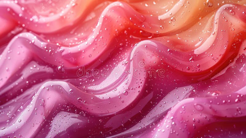 Glossy Gel Textures with Water Droplets Stock Photo - Image of closeup ...