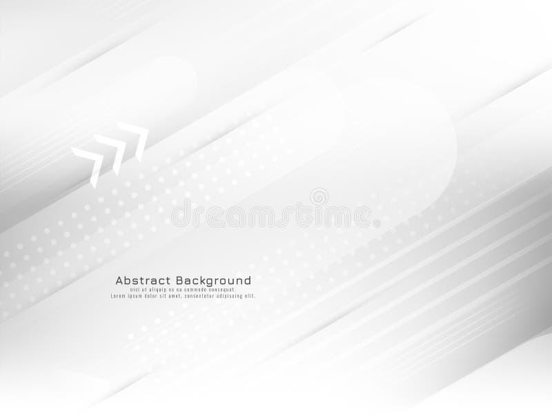 Glossy Geometric Style White Techno Background Stock Vector ...