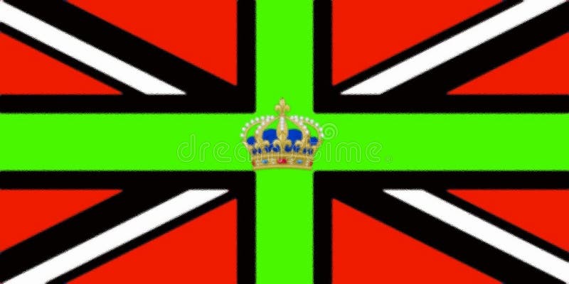 Glossy Glass Alternative Union Jack Black White and Blue Stock ...