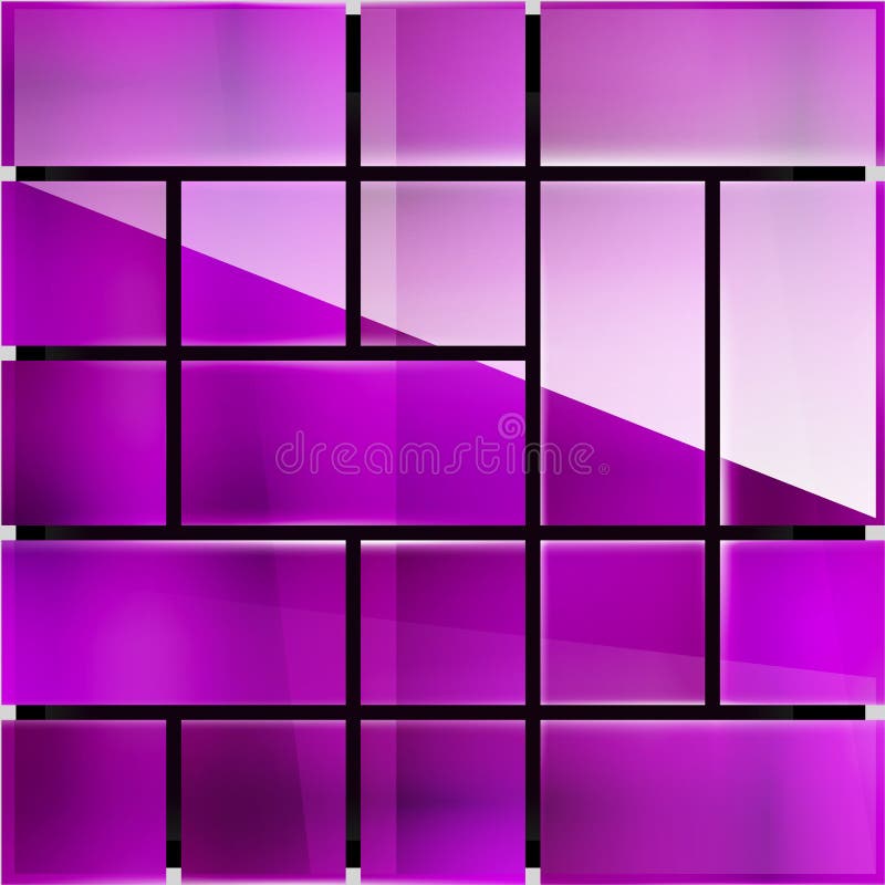 Glossy Glass Surface Geometrical Modern Template Stock Illustration ...