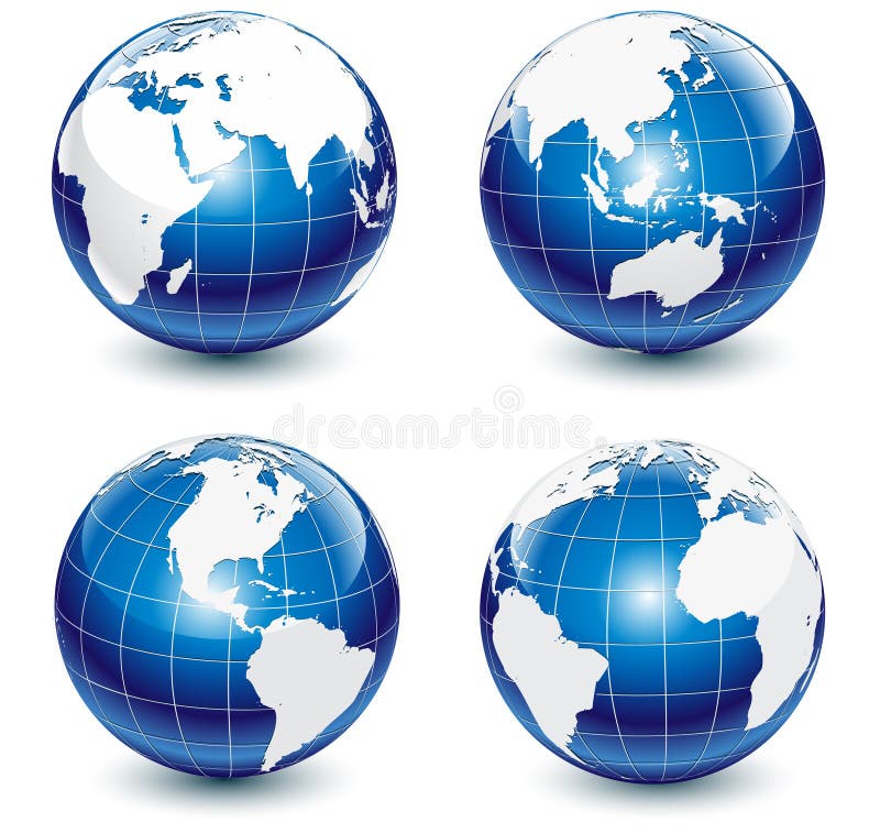 World Globe Maps stock vector. Illustration of background - 14858340