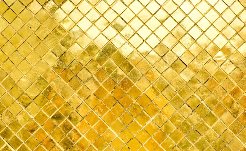 Gold Mosaic tile texture stock image. Image of dark, luxury - 57057693