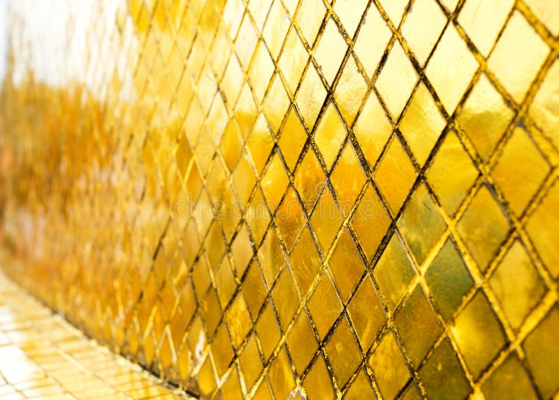 Gold Mosaic tile texture stock image. Image of luxury - 57057693