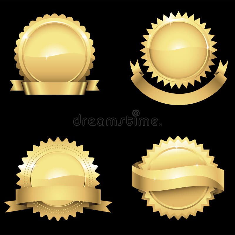 Metallic Seals Stock Illustrations – 192 Metallic Seals Stock ...